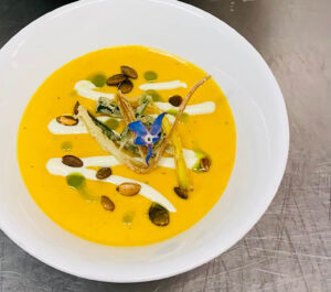 Blue Hubbard Bisque – Recipes for Club + Resort Chef